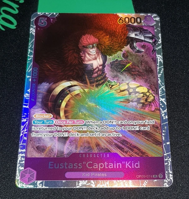 ONE PIECE CARD Eustass Captain Kid OP05-074 SR One Piece Card TCG ...