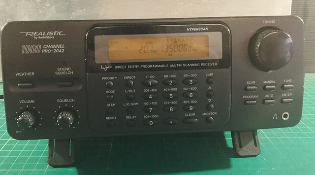 REALISTIC PRO-2042 1000 Channel VHF/UHF Scanner £120.00 - PicClick UK