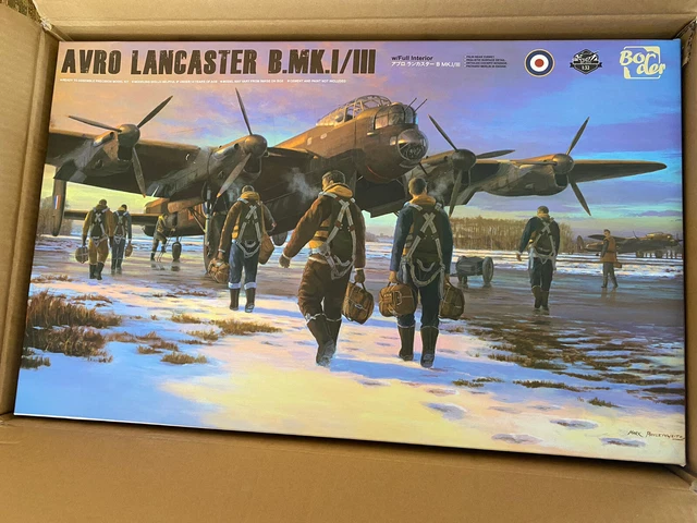 BORDER MODELS 1/32 Scale Avro Lancaster Bomber B.mk.i/Iii Full Interior ...