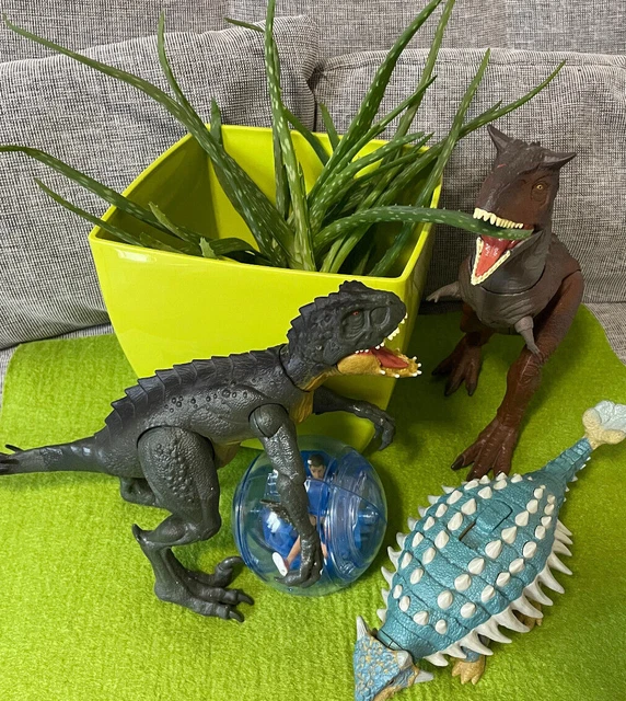 JURASSIC WORLD CAMP Cretaceous Carnotaurus Toro Scorpios Rex Bumpy ...