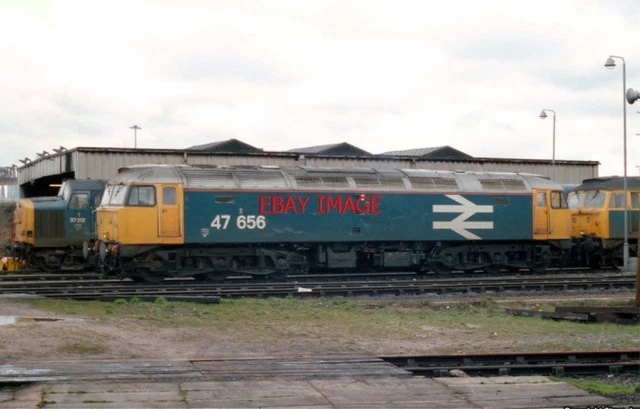 PHOTO CLASS 47 Diesel 47656 47656 (With 37212 47472) At Saltley On 11 ...