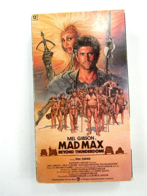VTG MAD MAX Beyond Thunderdome VHS Mel Gibson Tina Turner Action 1986 ...