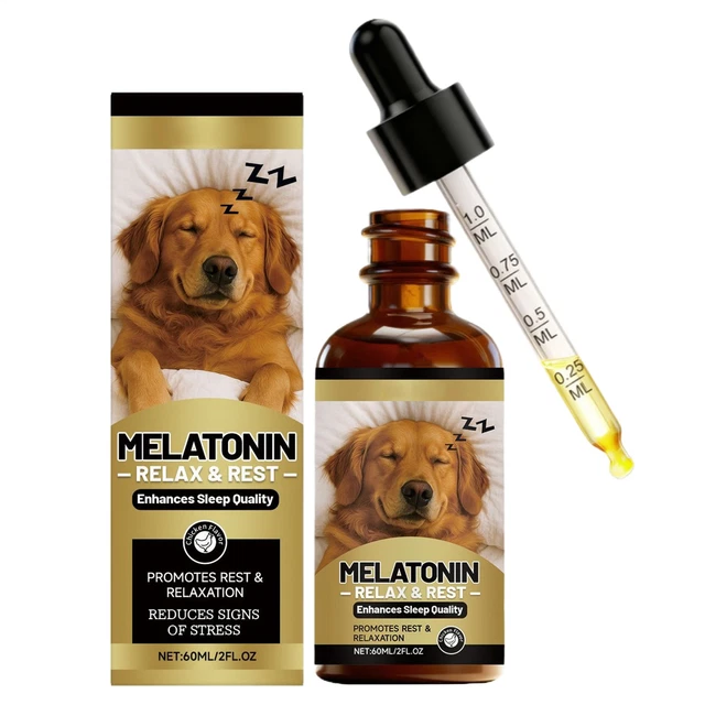 SLEEP AID FOR Dogs 60ml Natural Oil Sleeping Drops Calming for Dogs ...