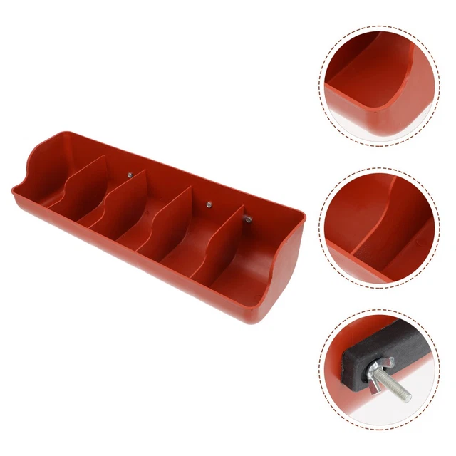 LIVESTOCK FEED TROUGH Bucket Feeding Trough Plastic Pig Trough £17.25 ...