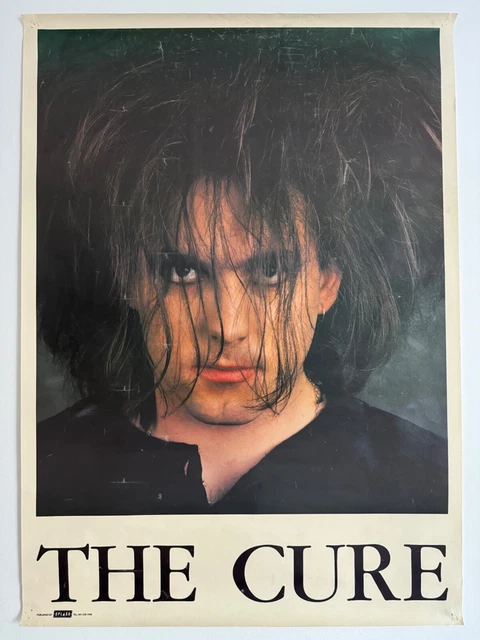THE CURE - large Robert Smith poster, early 1990s, rare, good condition ...