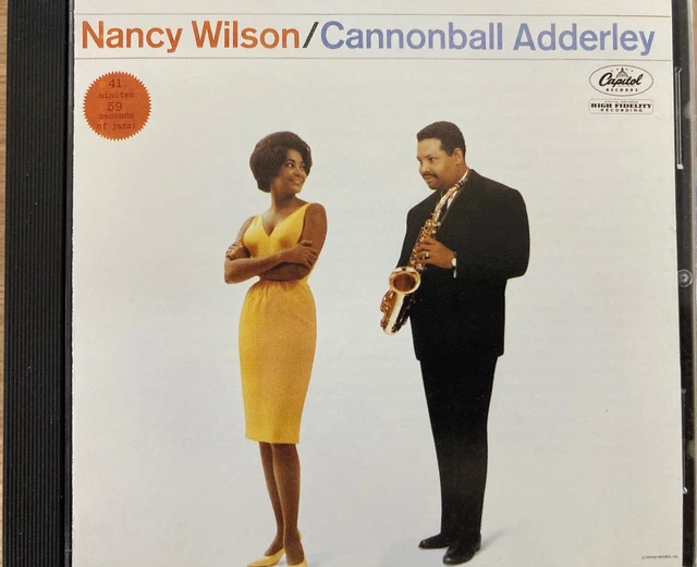 NANCY WILSON/CANNONBALL ADDERLEY - Self Titled S/T CD 1993 Capitol Exc ...
