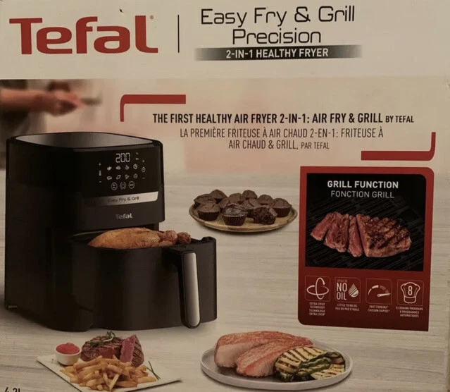 TEFAL EASYFRY PRECISION 2in1 Digitale Luftfritteuse & Grill 4,2 l ... TEFAL EASYFRY PRECISION 2in1 Digitale Luftfritteuse & Grill 4,2 l ...