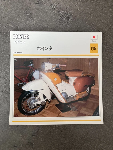 CARTE FICHE MOTO collection ATLAS POINTER 125 BIKE LET EUR 2,50 ...