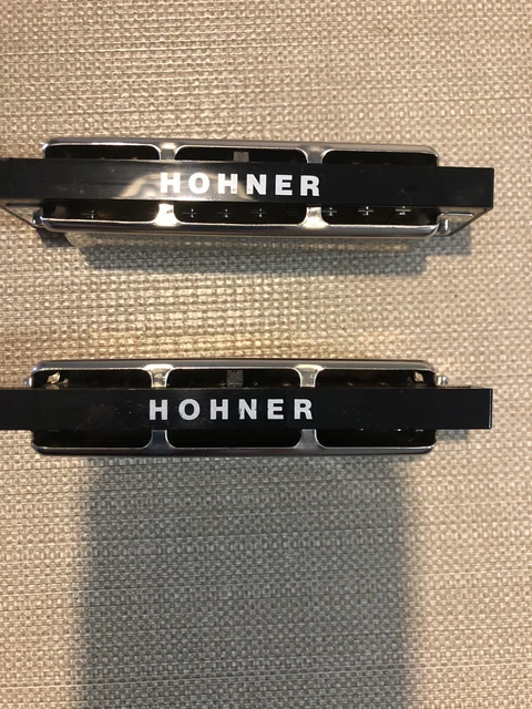 2-VINTAGE HOHNER BIG River Harmonicas (key C ) £31.88 - PicClick UK