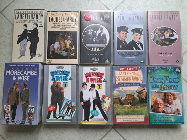 SELECTION OF 10 boxed classic comedy VHS tapes. Good condition £15.00 ...
