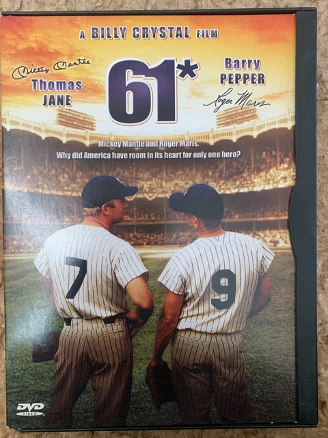 61* (DVD 2001) Thomas Jane Barry Pepper RARE Mickey Mantle Roger Maris ...