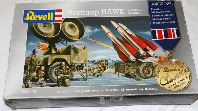 REVELL 1:32 NORTHROP Hawk Anti-Air Missile System Model Kit #00016 ...