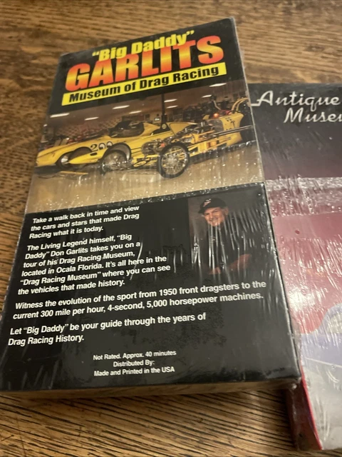 BIG DADDY DON GARLITS VHS MUSEUM OF DRAG RACING AND ANTIQUE CAR MUSEUM ...