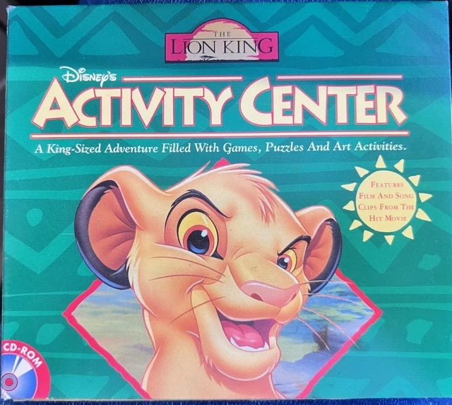 DISNEYS 'THE LION King' Activity Center CD-ROM £4.37 - PicClick UK