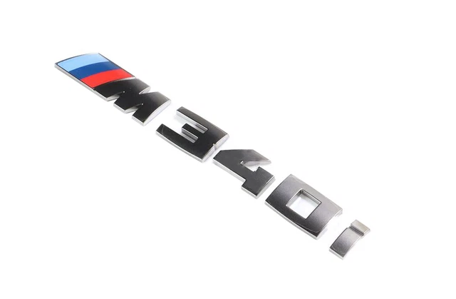 GENUINE BMW G20 G21 "M340i" Rear Trunk Emblem Decal Cerium Gray ...