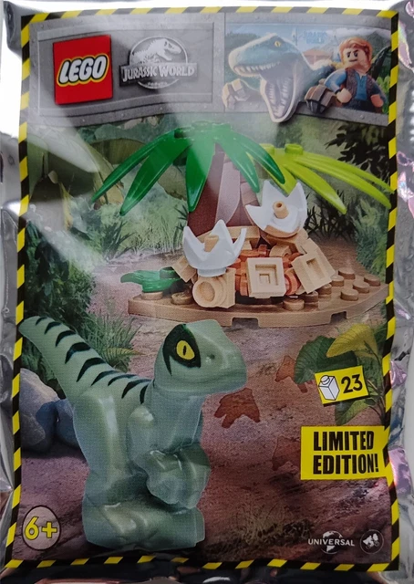 LEGO JURASSIC WORLD Raptor Avec Nid Pack Feuille Set 122221 ( Mis en ...