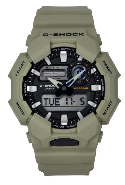 CASIO G-SHOCK ANALOG-DIGITAL Alarm Neobrite Quartz GA-010-5A 200M Mens ...