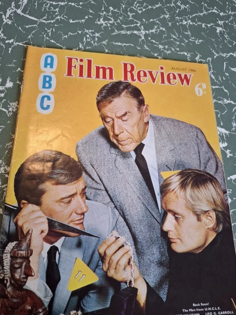 ABC FILM REVIEW Magazine AUGUST 1966 U.N.C.L.E Vaughan McCallum Daleks ...