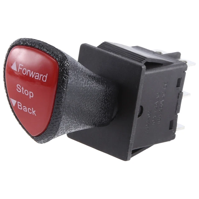 FORWARD-STOP-BACK DPDT 6PIN Latching Slide Rocker Switch KCD4-604-6P ...