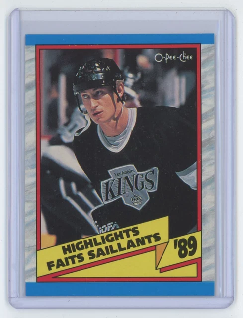 1989-90 O-PEE-CHEE WAYNE Gretzky. Los Angeles Kings #325 EUR 10,37 - PicClick FR