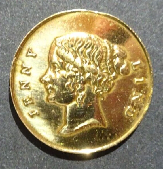 USA JENNY LIND / Eagle 1850 US Pro Union Counter Token Medaille ...