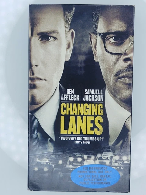 CHANGING LANES VHS 2002 Screener Ben Affleck Samuel L Jackson free ...