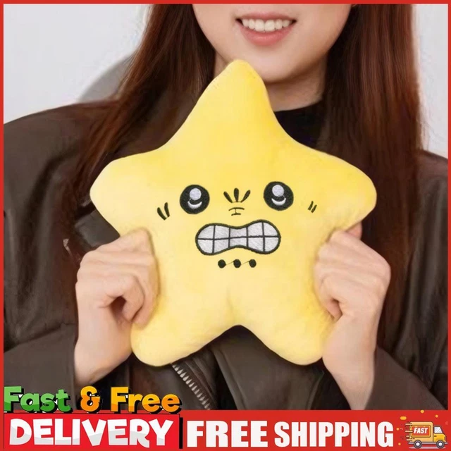 CUTE STUFFED STARS Toy USB Charging Kawaii Five Pointed Star Toy for ...