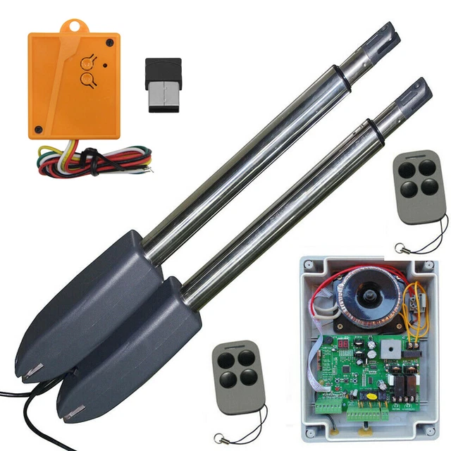 SWING GATE OPERATOR Set Double Leaf Gates up to 5m 600kg + USB Opening ...