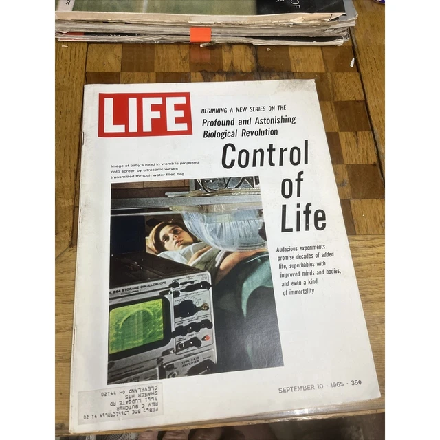 LIFE MAGAZINE SEPTEMBER 10, 1965 CONTROL OF LIFE Great Ads £15.48 ...
