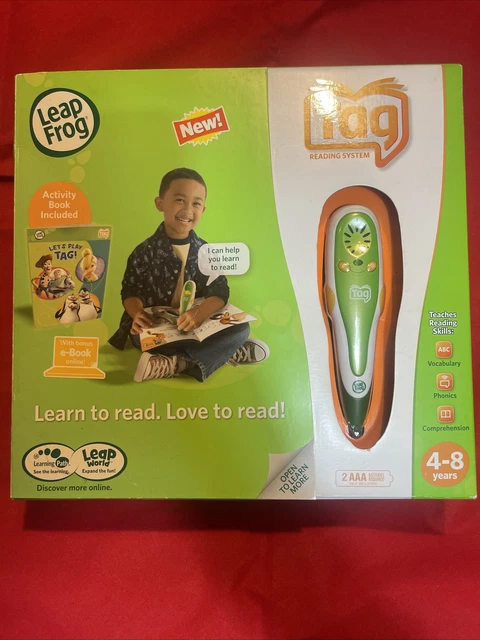 NEW LEAP FROG Tag Reading System Learning Tool Vocabulary Activity Book ...
