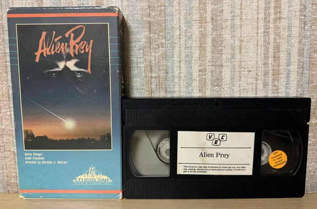 ALIEN PREY VHS Rare Studio One Full Box Release Horror Sci-fi £45.65 ...