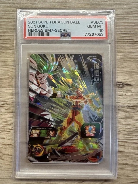 SUPER DRAGON BALL Heroes; BM7-SEC3; PSA 10 EUR 90,00 - PicClick DE