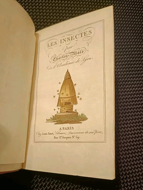LES INSECTES PAR Charles Malo - Louis Janet, libraire - 1823 ...