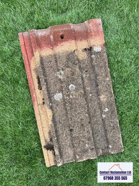 RECLAIMED LEIGHTON STANDARD Pattern Concrete Roof Tile - Granula Red ...