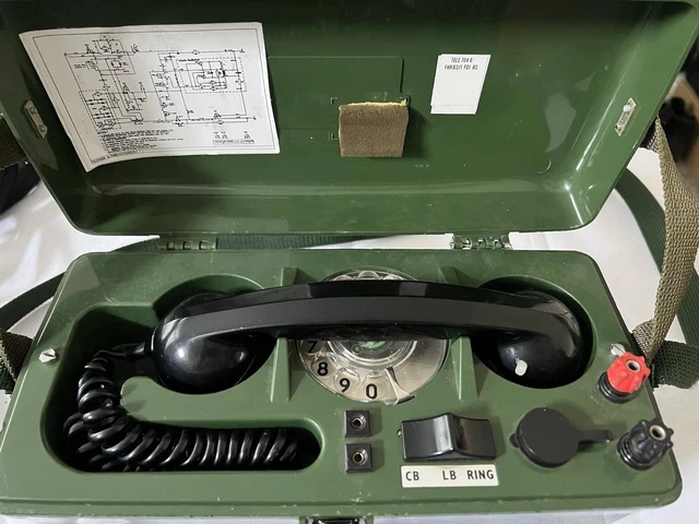 BRITISH ARMY - Military - MOD - Linesman's Field Telephone £52.72 ...