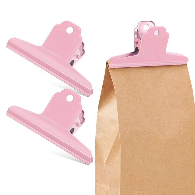 3 PCS BULLDOG Clips Metal Document File Clips Hinge Binder Paper $24.19 ...