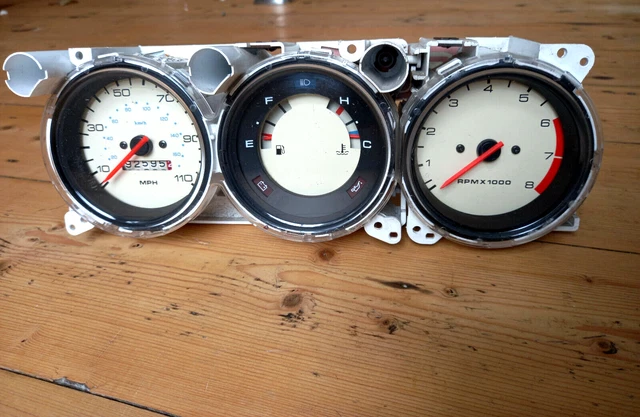 CLASSIC MINI COOPER S Genuine Rover Magnolia Speedo Clocks Speedometer ...