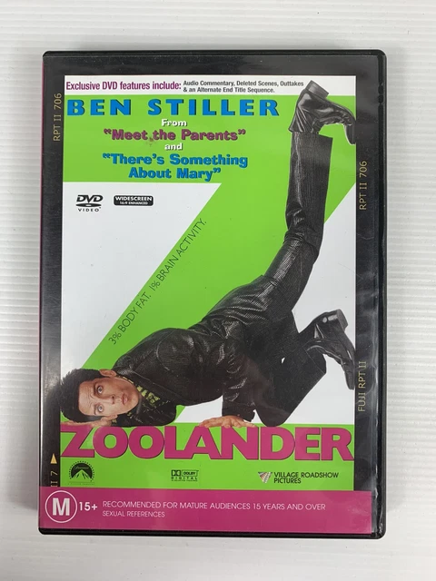 ZOOLANDER BEN STILLER Owen Wilson DVD R4 CULT Comedy Movie $8.97 - PicClick AU