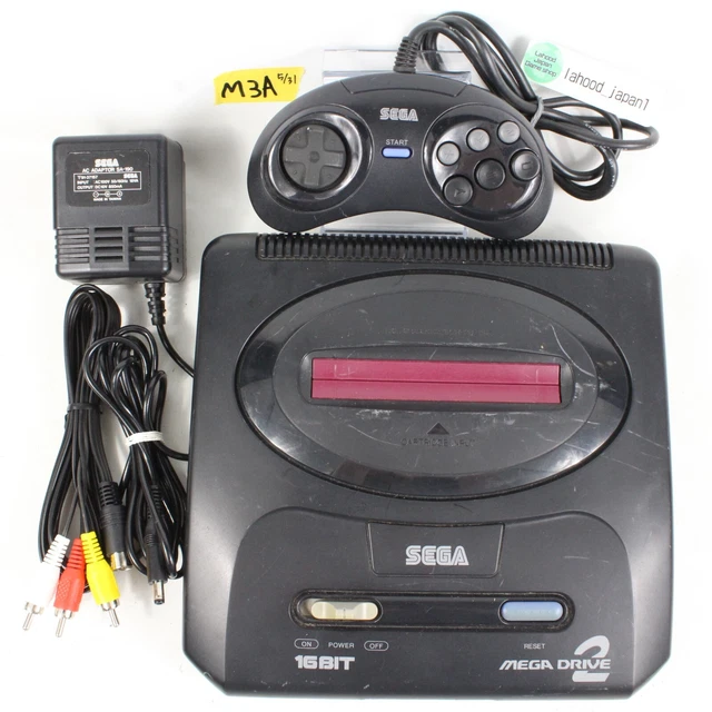 SEGA MEGA DRIVE2 Console System HAA-2502 Controller MD2 Tested working ...