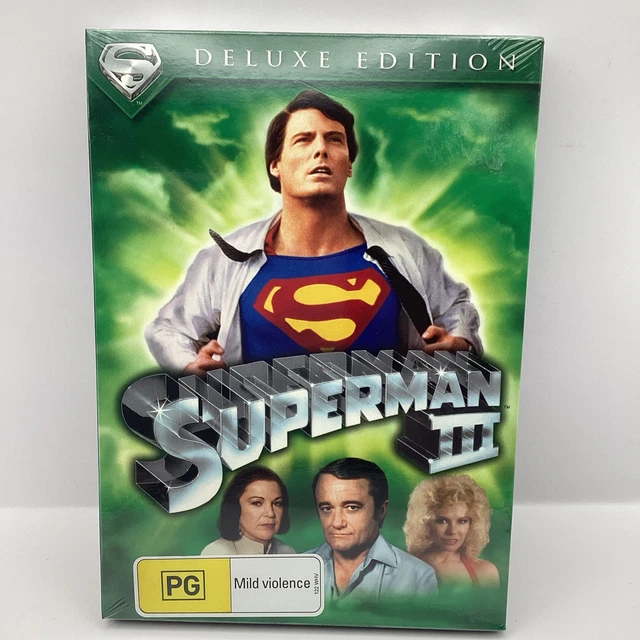 SUPERMAN 3 DELUXE Edition DVD 1983 Christopher Reeve Region 4 New ...