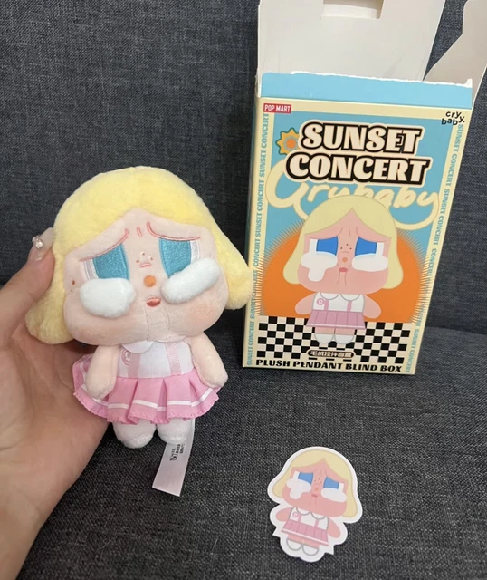 POPMART CRYBABY SUNSET Concert Club Plush Pendant Blind Box Confirmed ...