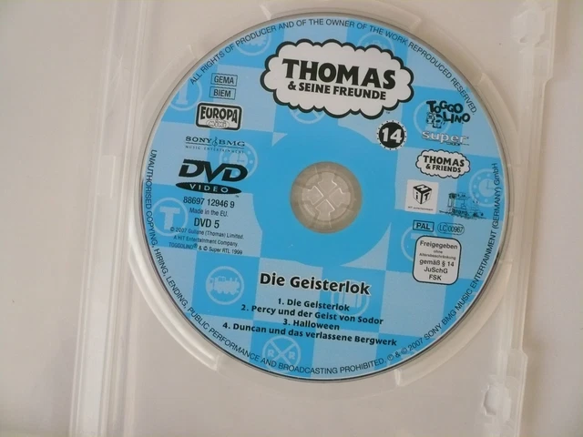 DVD KINDER-DVD THOMAS & seine Freunde "Die Geisterlok" Toggolino TV EUR ...