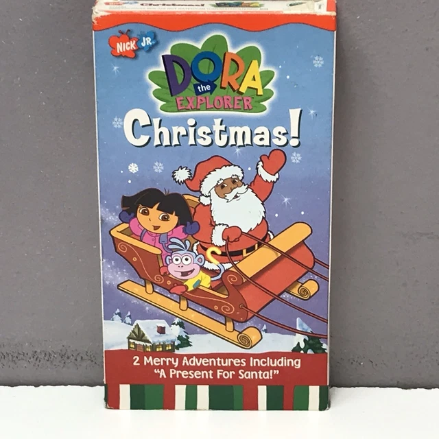 NICKELODEON DORA THE Explorer Christmas VHS Video Tape Santa VTG Nick ...