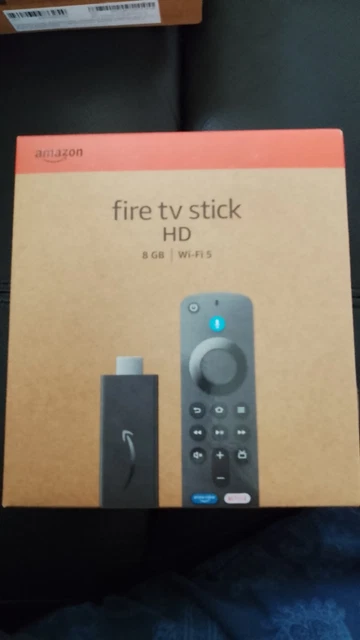 AMAZON FIRE TV STICK HD Streaming Device wifi voice remote - Black ...