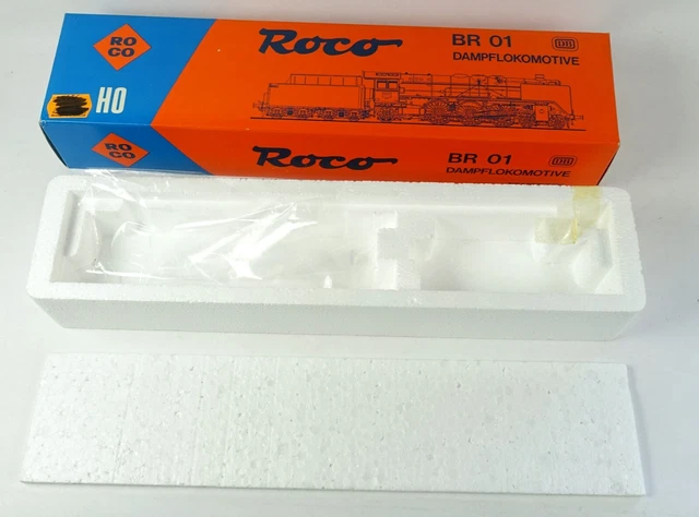 ROCO 04119 A LEERKARTON Dampflok BR 01 128 H0 OVP Leerverpackung Box HO ...