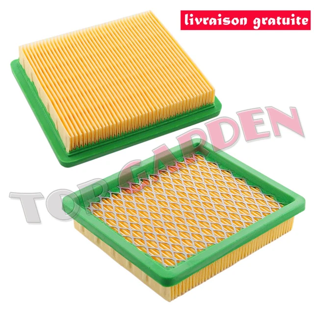 LOT DE 2 filtres à air pour tondeuse à gazon Scheppach MS196-51E (MS ...