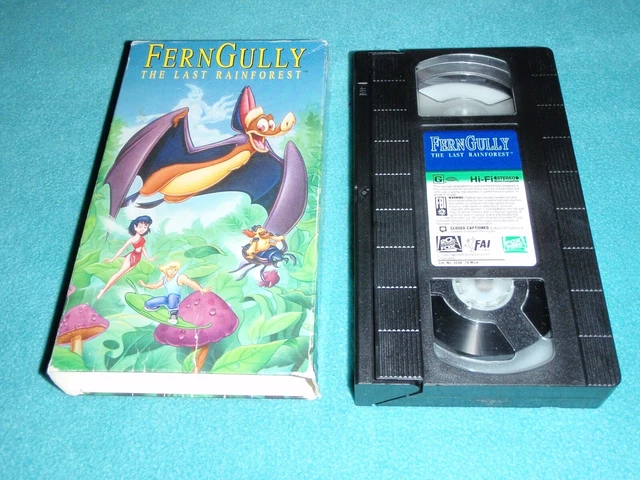 FERNGULLY THE LAST Rainforest Vhs Tape 1992 Animated Movie EUR 1,84 ...