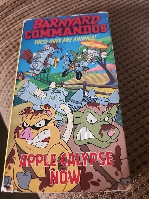 RARE VINTAGE VHS Barnyard Commandos Apple Calypse Now Animated Cartoon ...