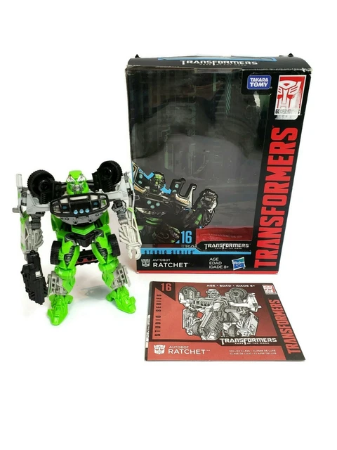 HASBRO TRANSFORMERS STUDIO Series #16 Autobot Ratchet Deluxe Figure ...