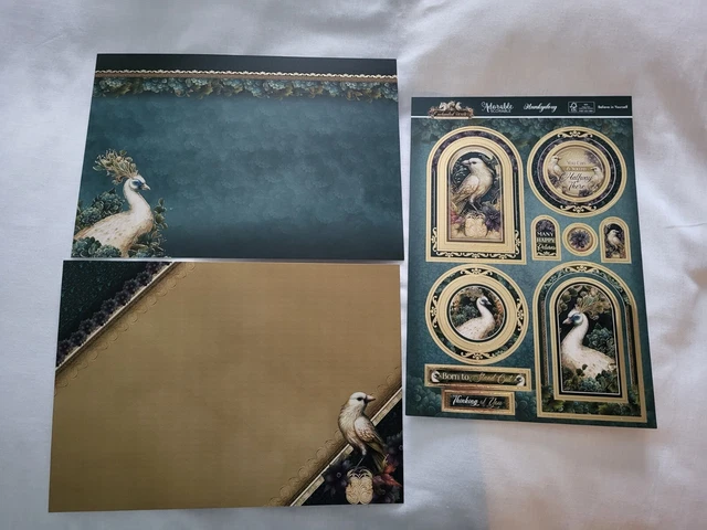 THE ENCHANTED REALM Birds Deluxe Card Kit, inc foiled Die & Cardstock ...